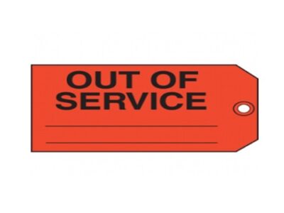 5S-OUT OF SERVICE LABEL Buy Online