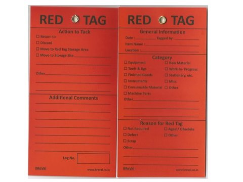 Red Tag 5S Tools - 50 - Breval Consulting Services