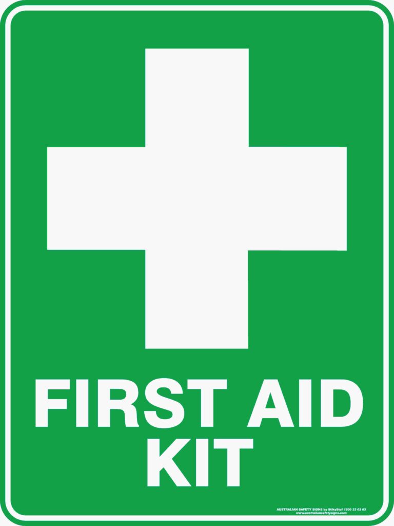 Breavlco First Aid Kit Sign Board – A4 Size