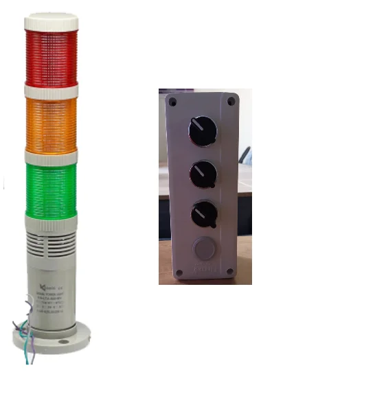 3 Tier Tower Light for Signaling System with Switch Board Station ...