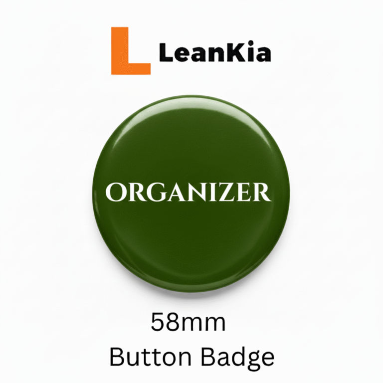 Organizer 58mm Badge – Event & Workplace Organizer Badge